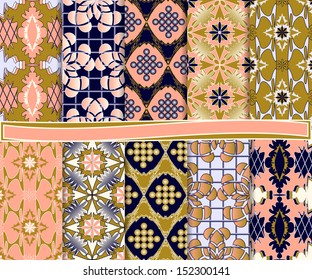 Vector Set Scrapbook Paper Abstract Shapes Stock Vector (Royalty Free ...