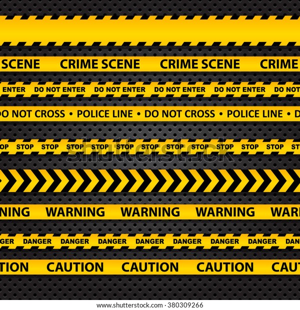 Vector Set Seamless Caution Tapes Stock Vector (Royalty Free) 380309266 Vector Set Seamless Caution Tapes Stock Vector (Royalty Free) 380309266
