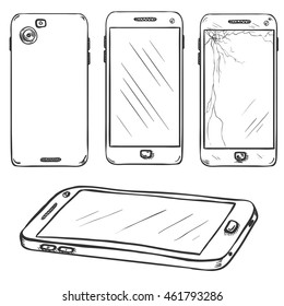19,719 Hands smartphone sketch Images, Stock Photos & Vectors ...
