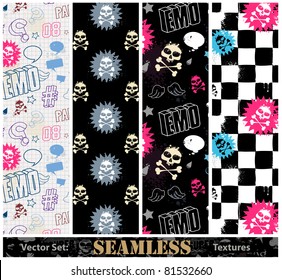 5,652 Emo pattern Images, Stock Photos & Vectors | Shutterstock