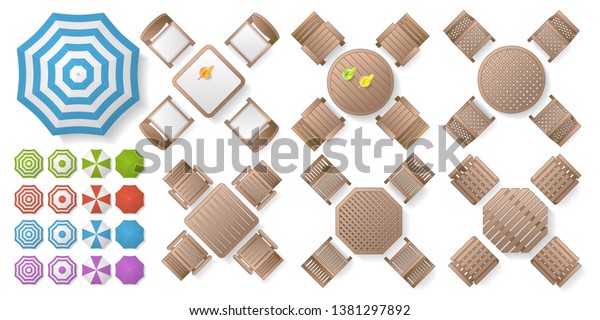 1,231 Outdoor Table Top View Stock Vectors, Images & Vector Art ...