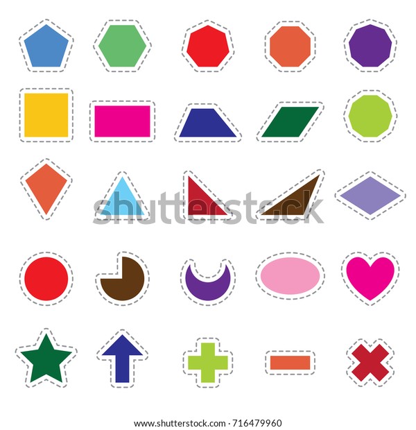 Vector Shape Sign Design Die Line Stock Vector (Royalty Free) 716479960