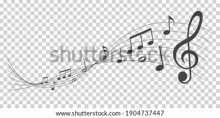 Transparent Musical Notes | Free download on ClipArtMag