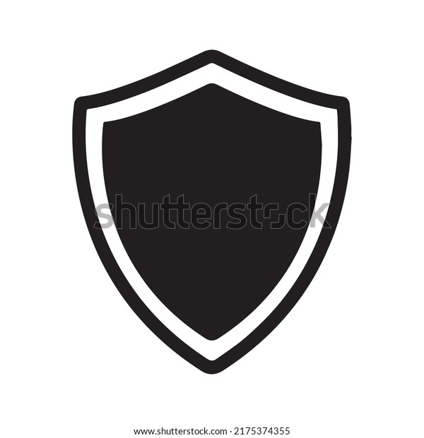 Vector Shield Black Icon Design Stock Vector (Royalty Free) 2175374355 ...