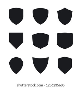 Shield Frames Icons Set Stock Vector (Royalty Free) 101383249 ...
