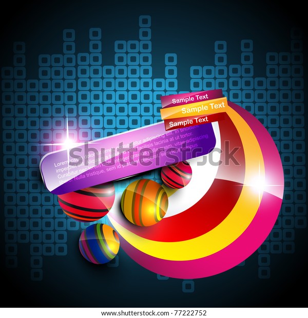 Vector Shiny Artwork Design Stock Vector (Royalty Free) 77222752 ...