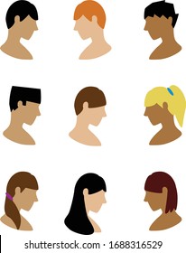 Hand Drawn Face Doodle Set Stock Vector (Royalty Free) 1689940912 ...