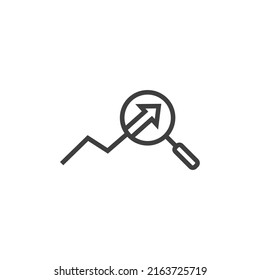 Vector Sign Analysis Symbol Isolated On Stock Vector (Royalty Free ...