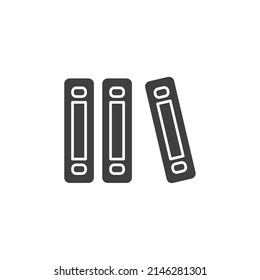 Vector Sign Book Symbol Isolated On Stock Vector (Royalty Free ...
