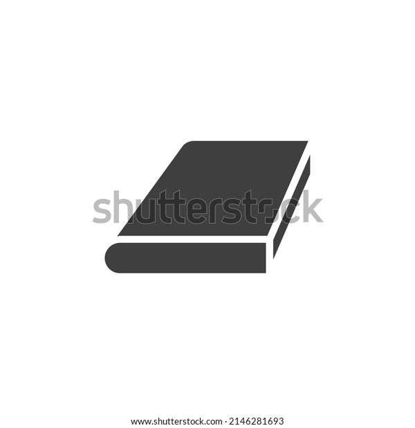 Vector Sign Book Symbol Isolated On Stock Vector (Royalty Free ...