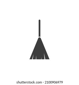 Vector Sign Broom Symbol Isolated On Stock Vector (Royalty Free ...