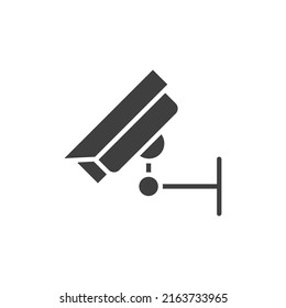 Vector Sign Cctv Symbol Isolated On Stock Vector (Royalty Free ...