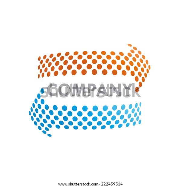 Vector Sign Change Opposite Directions Stock Vector (Royalty Free ...