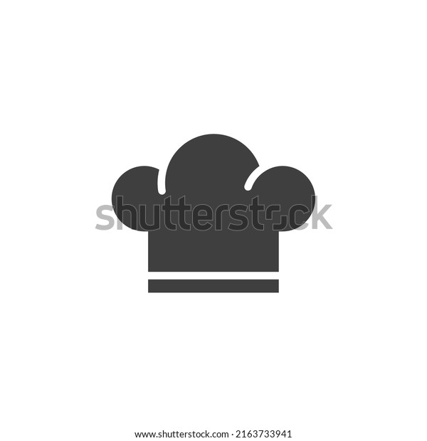 Vector Sign Chef Hat Symbol Isolated Stock Vector (Royalty Free ...
