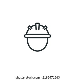 Vector Sign Construction Worker Symbol Isolated Stock Vector (Royalty ...