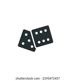 Vector Sign Dice Symbol Isolated On Stock Vector (Royalty Free ...