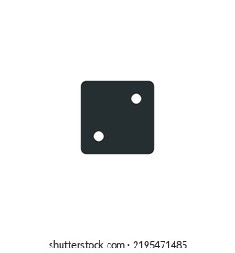 Vector Sign Dice Symbol Isolated On Stock Vector (Royalty Free ...