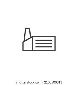 Vector Sign Factory Symbol Isolated On Stock Vector (Royalty Free ...