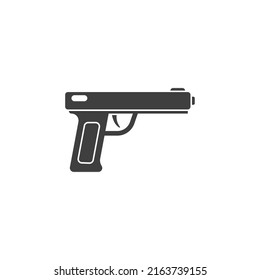 Vector Sign Gun Symbol Isolated On Stock Vector (Royalty Free ...