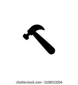 Vector Sign Hammer Symbol Isolated On Stock Vector (Royalty Free ...