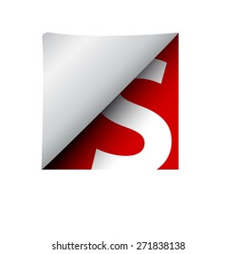 Vector Sign Label Letter S Stock Vector (Royalty Free) 271838138 ...