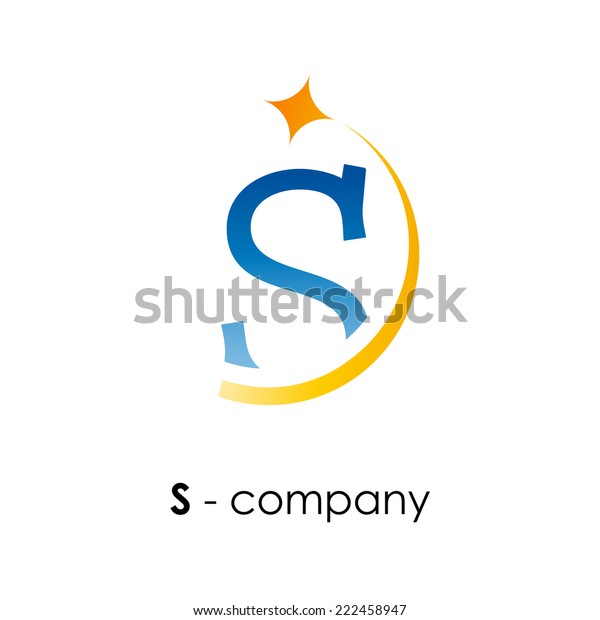 Vector Sign Letter S Star Stock Vector (Royalty Free) 222458947