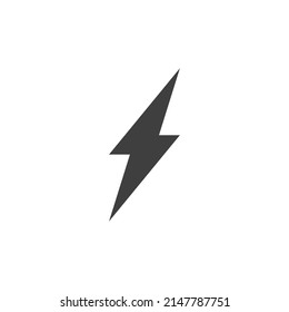 Vector Sign Lightning Symbol Isolated On Stock Vector (Royalty Free ...