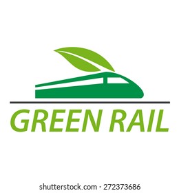 Vector Sign Railway Green Train Stock Vector (Royalty Free) 272373686 ...