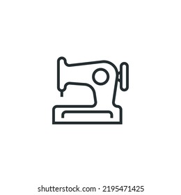 Vector Sign Sewing Machine Symbol Isolated Stock Vector (Royalty Free ...