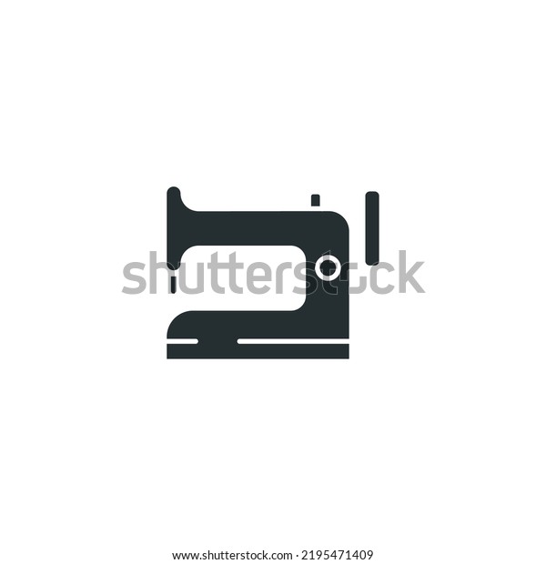 Vector Sign Sewing Machine Symbol Isolated Stock Vector (Royalty Free ...