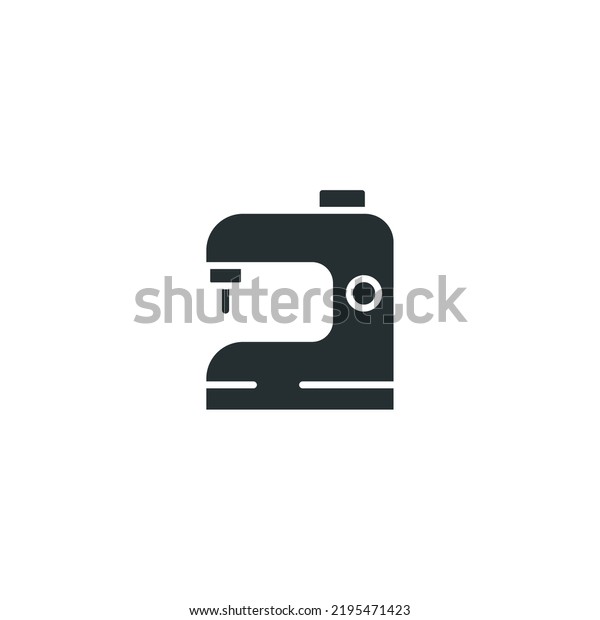 Vector Sign Sewing Machine Symbol Isolated Stock Vector (Royalty Free ...