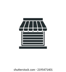 Vector Sign Store Symbol Isolated On Stock Vector (Royalty Free ...