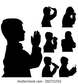 2,792 Boy Praying Silhouette Images, Stock Photos & Vectors | Shutterstock