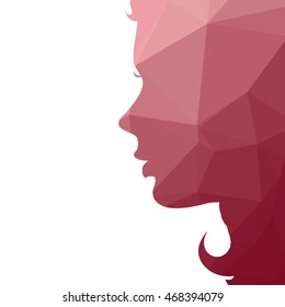 Vector Silhouette Low Poly Style On Stock Vector (Royalty Free ...