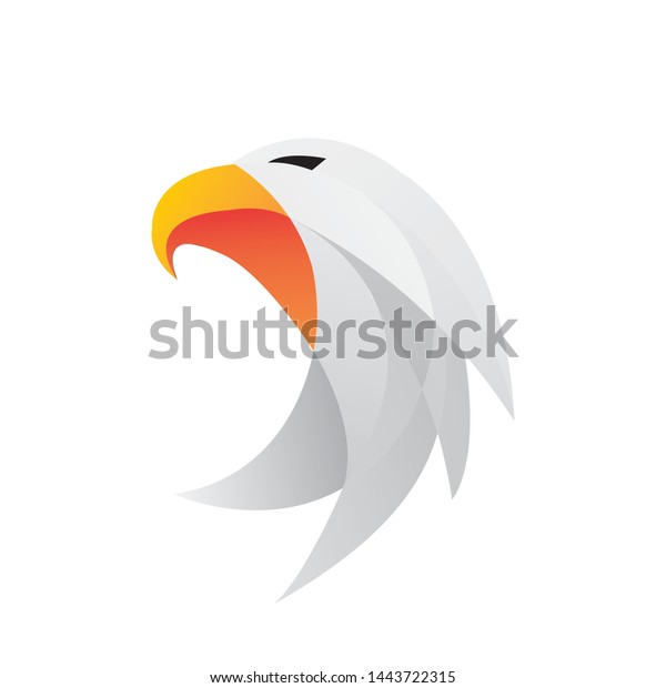 Vector Simple Bird Head Symbols Stock Vector (Royalty Free) 1443722315 ...