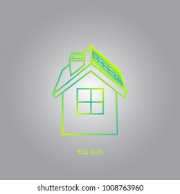 Vector Simple Eco Related Outline Icon Stock Vector (Royalty Free ...