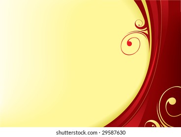 Vector Simple Floral Background Wallpaper Stock Vector (Royalty Free ...