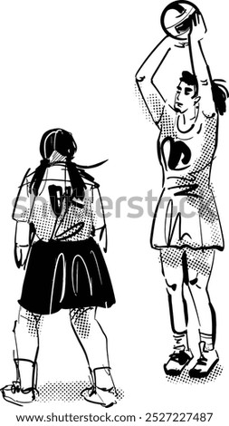 Netball Cartoon Clipart | Free download on ClipArtMag