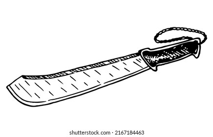 594 Machete drawing Images, Stock Photos & Vectors | Shutterstock