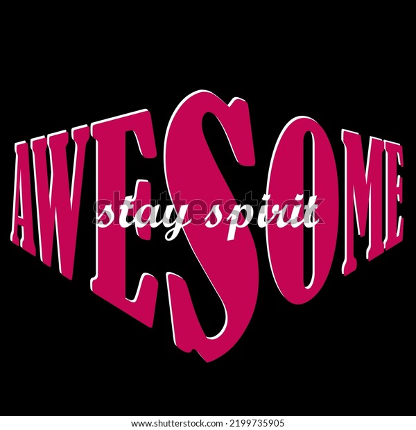 Vector Slogan Lettering Stylish Design Stock Vector (Royalty Free ...