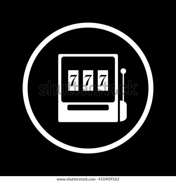 Vector Slot Icon Circle Stock Vector (Royalty Free) 410409562