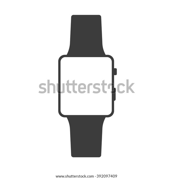 Vector Smartwatch Icon Vector Iwatch Smartwatch Stock Vector (Royalty ...
