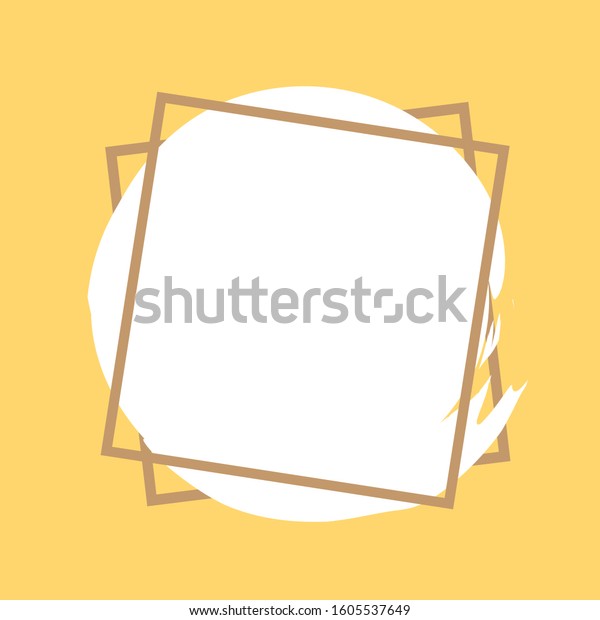 Vector Smooth Cream Color Template Stock Vector (Royalty Free) 1605537649