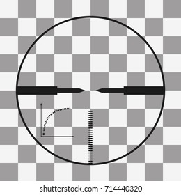 Vector Sniper Black Finder Target Illustration Stock Vector (Royalty ...