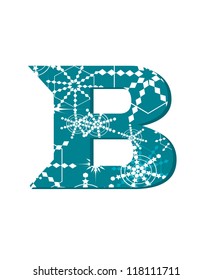Vector Snow Font Letter B: เวกเตอร์สต็อก (ปลอดค่าลิขสิทธิ์) 118111711 ...
