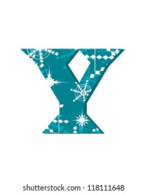 Vector Snow Font Letter Y Stock Vector (Royalty Free) 118111648 ...