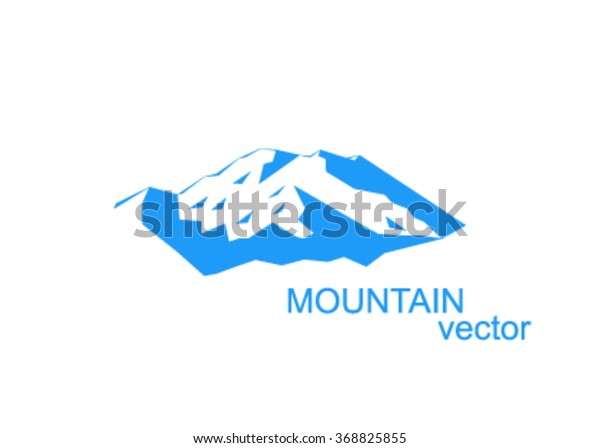 Vector Snow Mountains Peak Denali Logo Stock Vector (Royalty Free ...