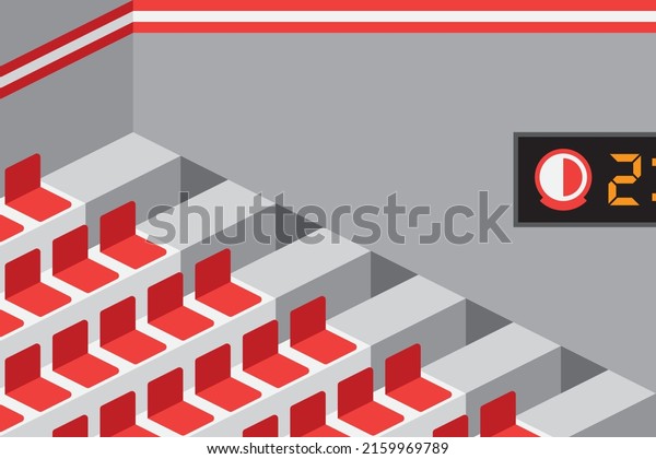 Fondo de la tribuna de fútbol: vector de stock (libre de regalías ...