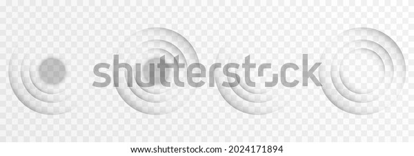 Vector Sound Waves Sonar Waves Radar Stock Vector (Royalty Free ...