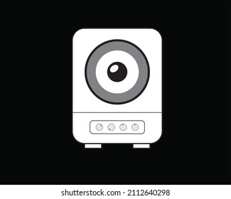 Vector Speakers Illustration Graphic Design Stock Vector (Royalty Free ...